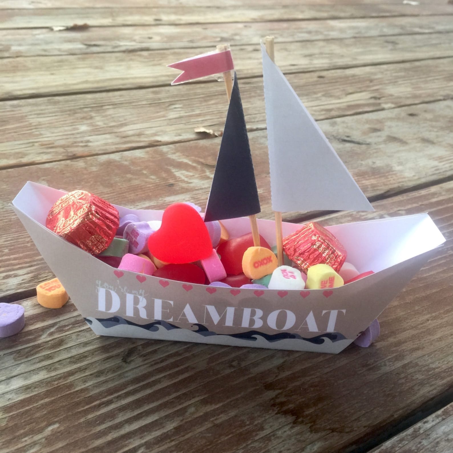 Instant Download- DIY Valentine Boats. Dreamboat Valentine. You Float ...