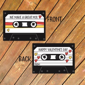 Instant Download- Printable Valentine Cards for Children. Candy Box ...