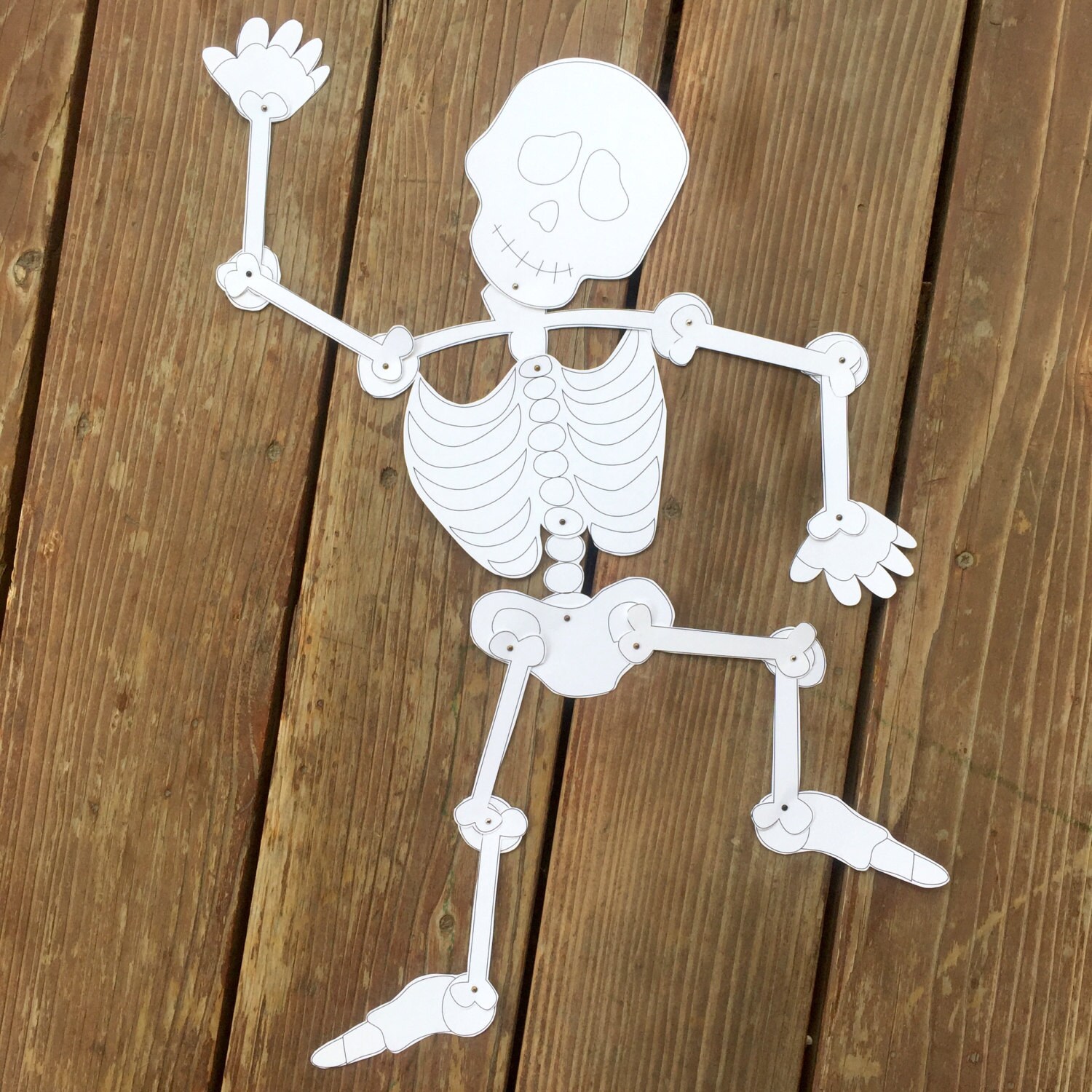 Instant Download- Printable Halloween Activity. Skeleton Bone Activity ...