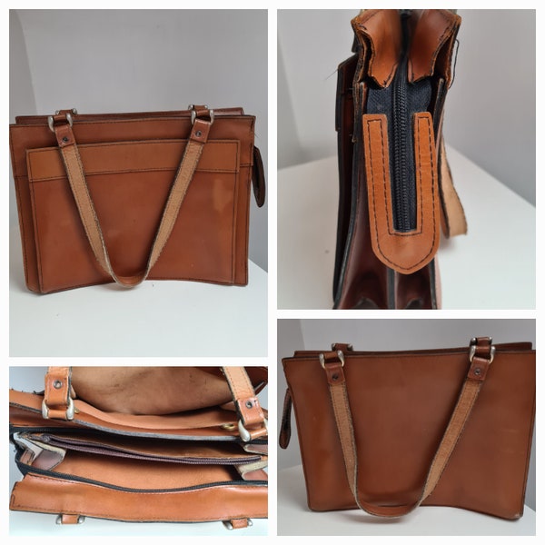 Tan Leather Bag - Etsy Australia