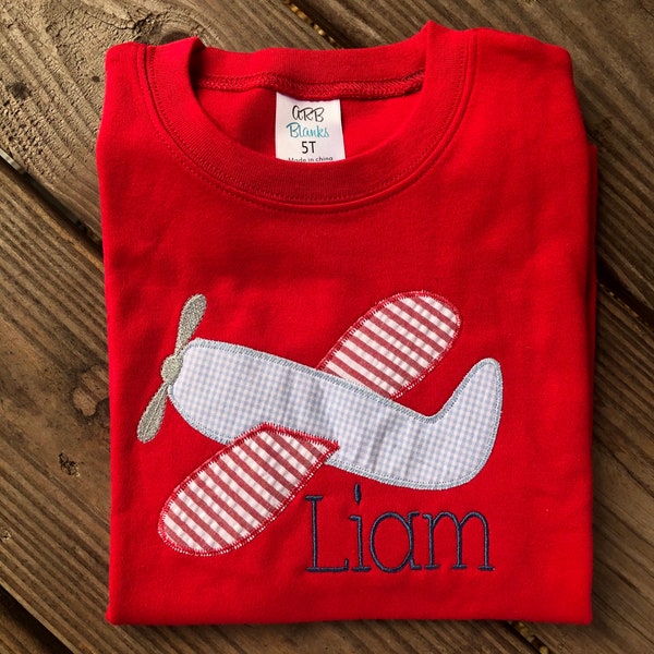 Airplane Applique - Etsy