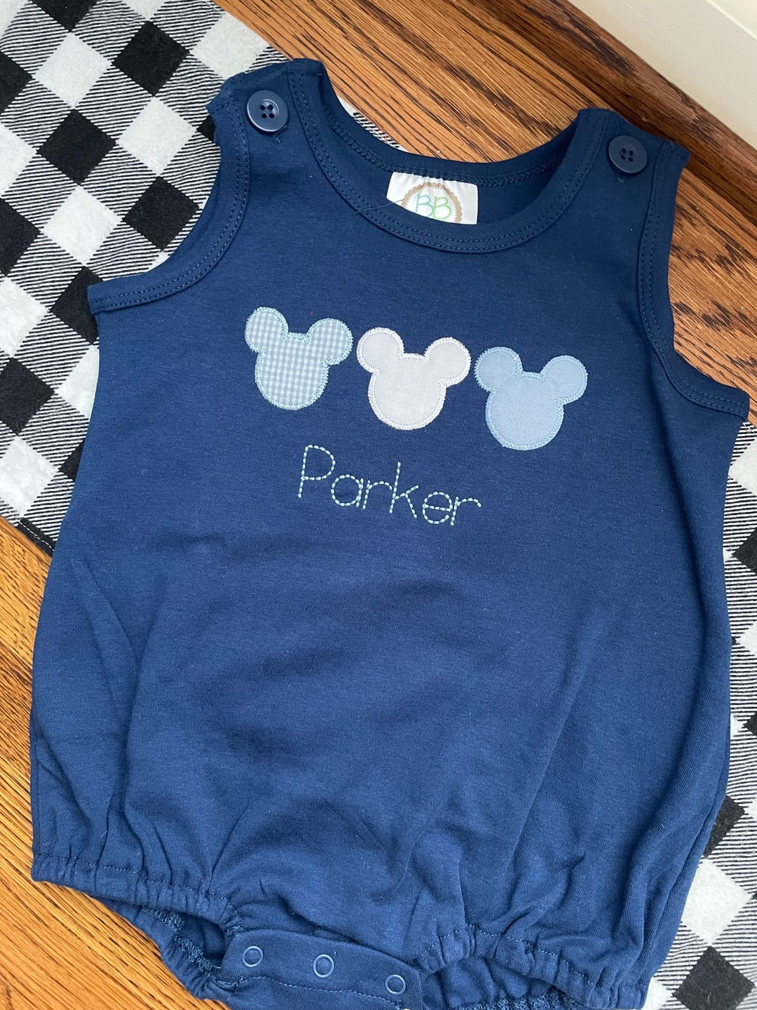 Mickey Mouse Trio Applique Shirt - Etsy
