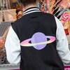 Saturn Planet Varsity Jacket: Cyber Goth Space Bomber - Etsy