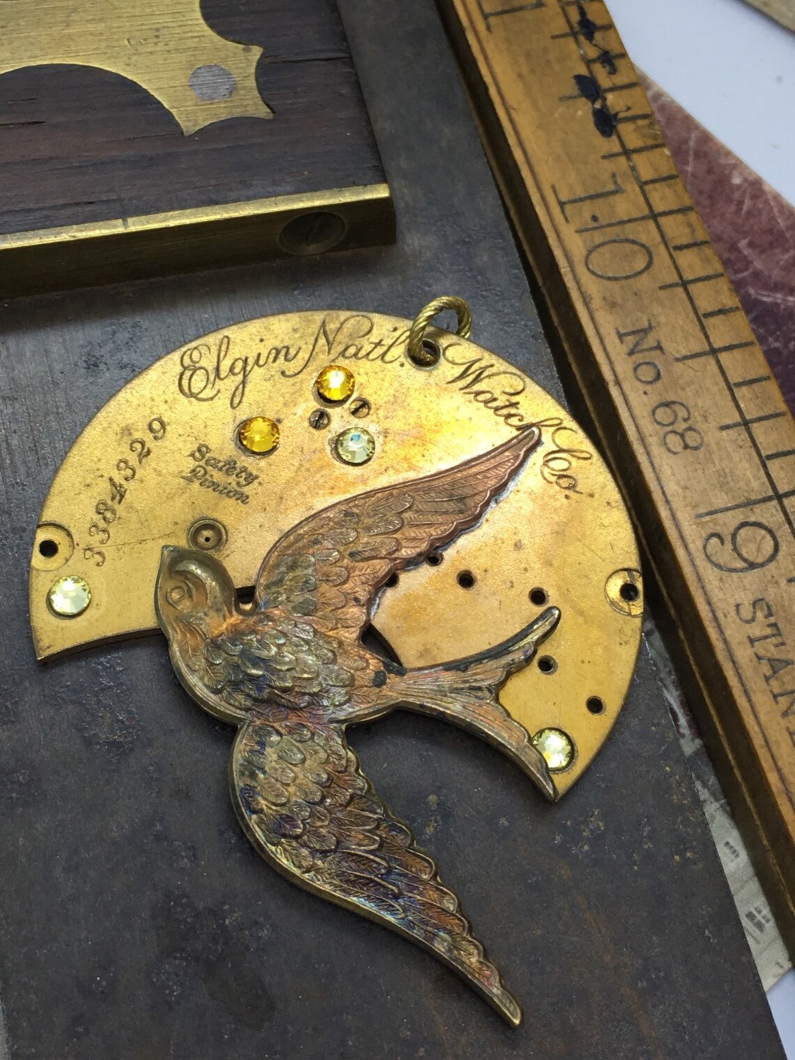 Swallow Steampunk Pocket Watch Handcrafted Artisan Jewelry - Etsy