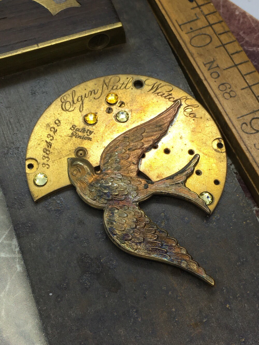 Swallow Steampunk Pocket Watch Handcrafted Artisan Jewelry - Etsy