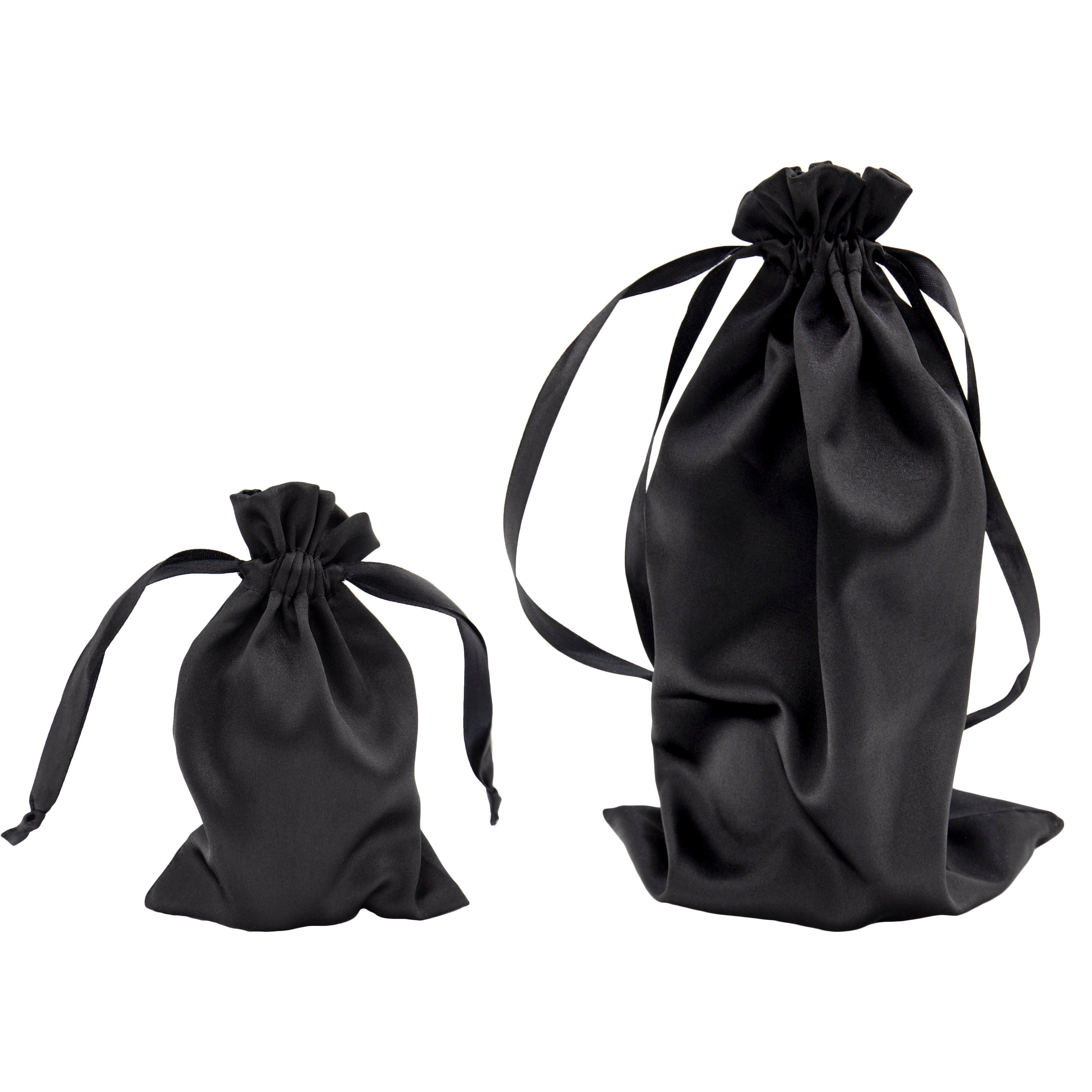 Adult Toy Bag Black Satin Available In Small Or Medium Sex Toy Etsy