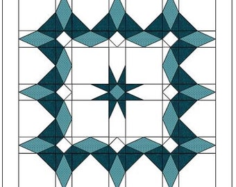 Northern Star Quilt Pattern - Etsy