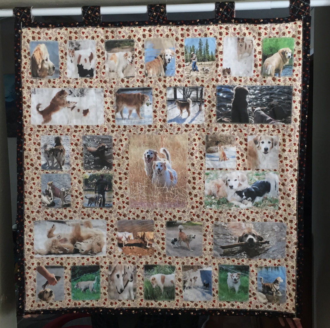 Memory Quilt With Photo Fabric! (children) (baby) (dogs) (cats ...