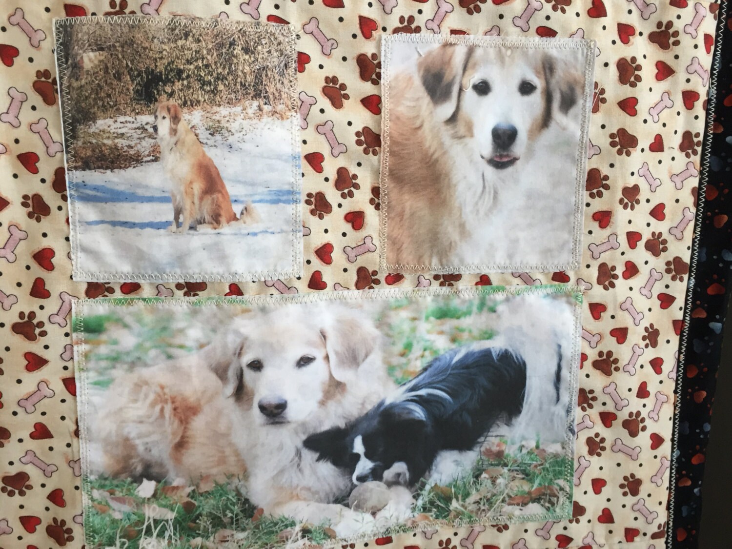 Memory Quilt With Photo Fabric! (children) (baby) (dogs) (cats ...