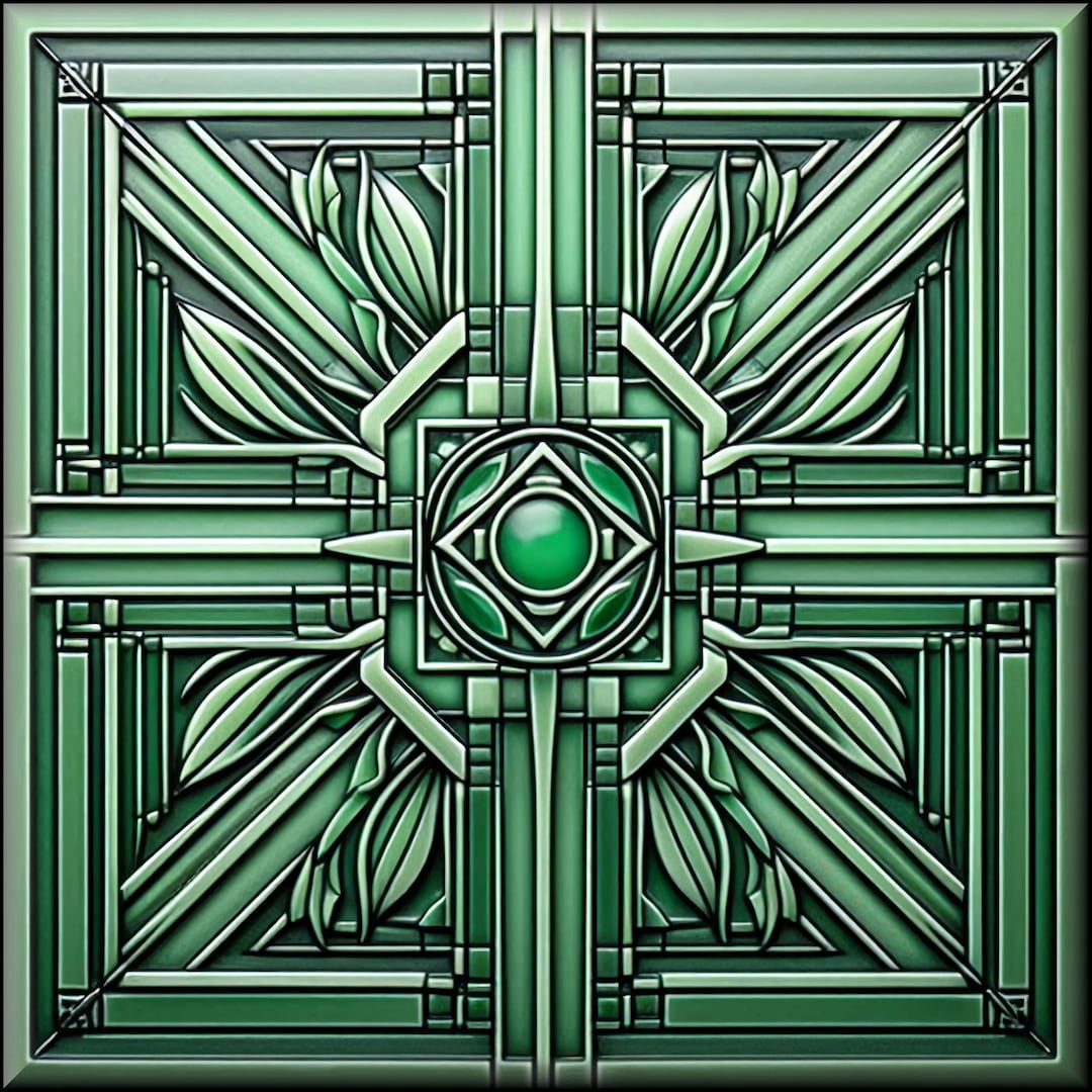 Art Deco Ceramic Tiles for Kitchen Backsplash and Bathroom Walls ...