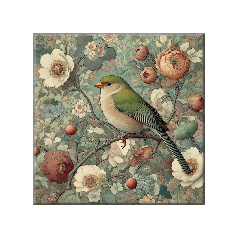 Large Ceramic Bird Tiles - Etsy