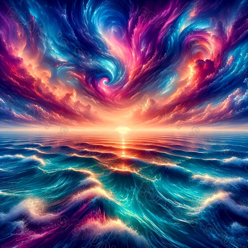 Stormy Weather A Set of 4 High Resolution HDR Digital Paintings Four ...