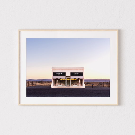Prada Marfa Photography Print Wall Art West Texas Pastel - Etsy