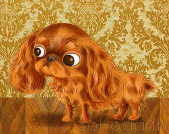 English Toy Spaniel | Etsy