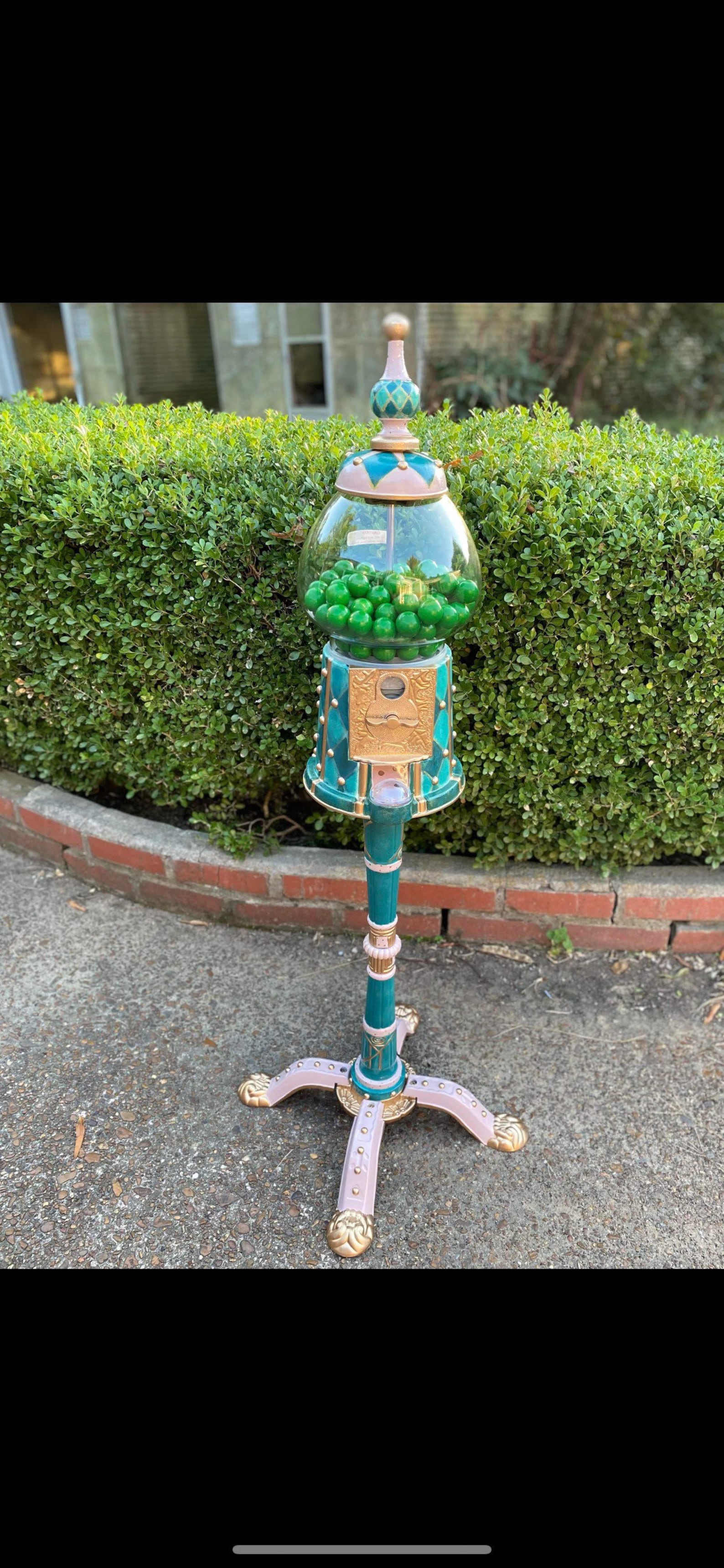 Working Custom Painted Gumball Machines With Finial - Etsy