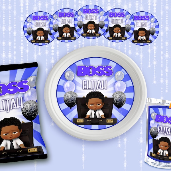 Black Baby Boss Stickers - Etsy