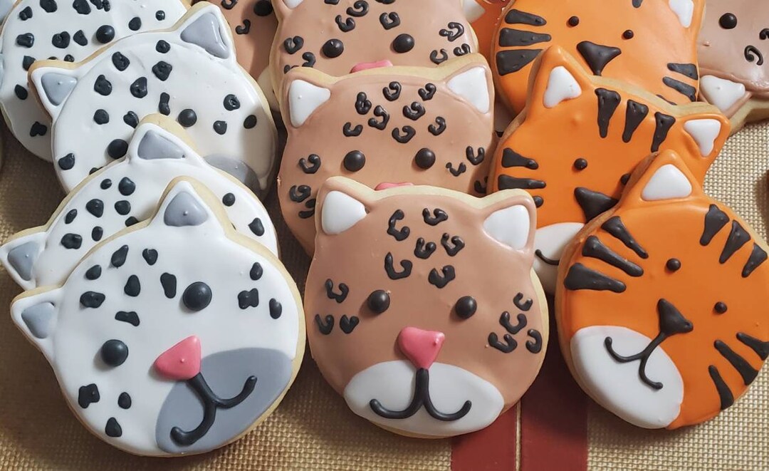 Wild Cats Sugar Cookies - Etsy
