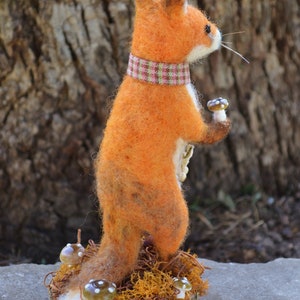 Foraging Fox in Autumn One of a Kind Needle Felted Sculpture - Etsy