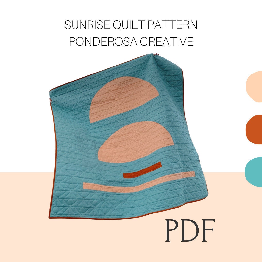 SUNRISE Quilt Pattern PDF - Etsy