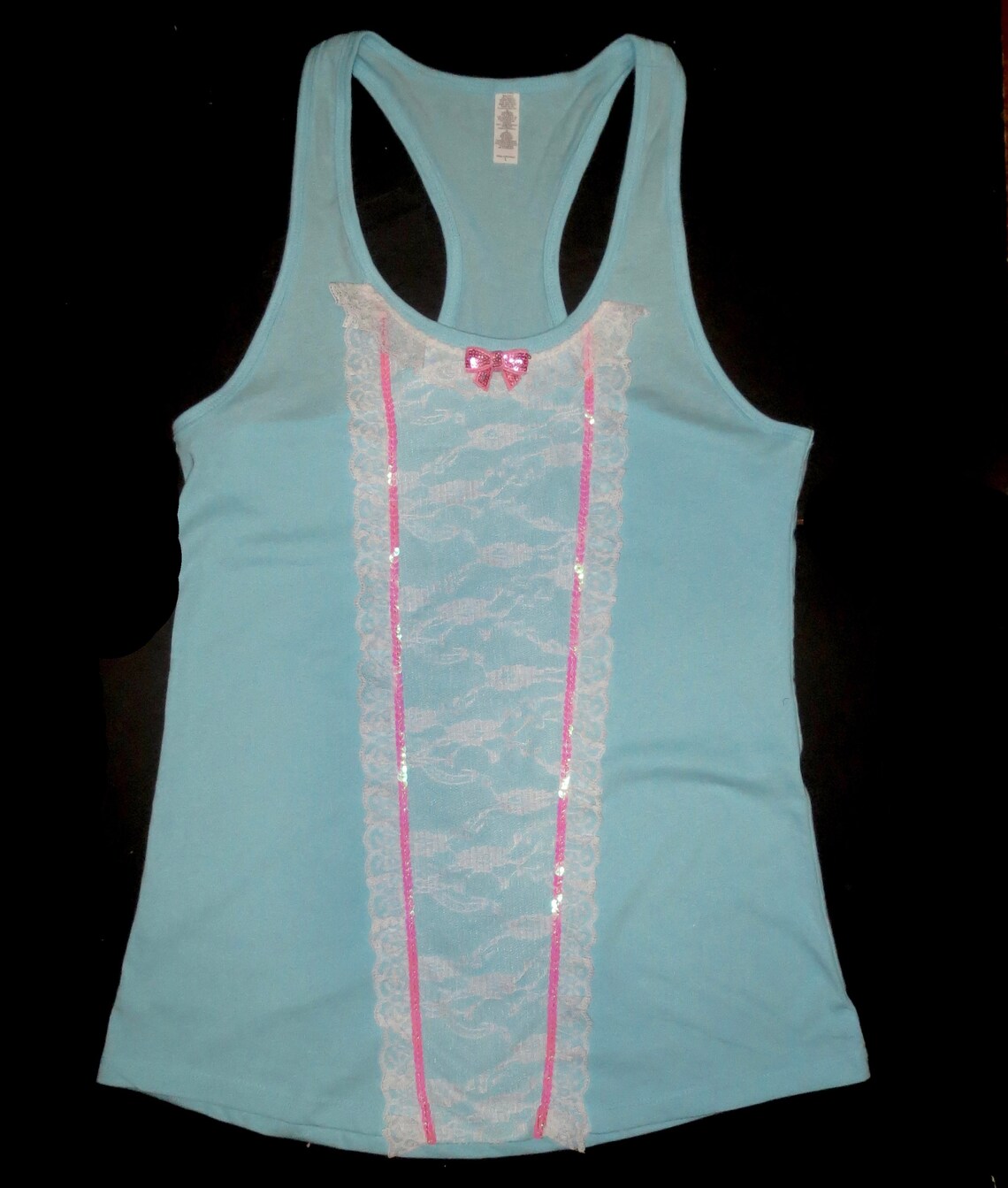 Bo Peep Top . Blue Top . Faux Smocked Front . Big up to Adult - Etsy