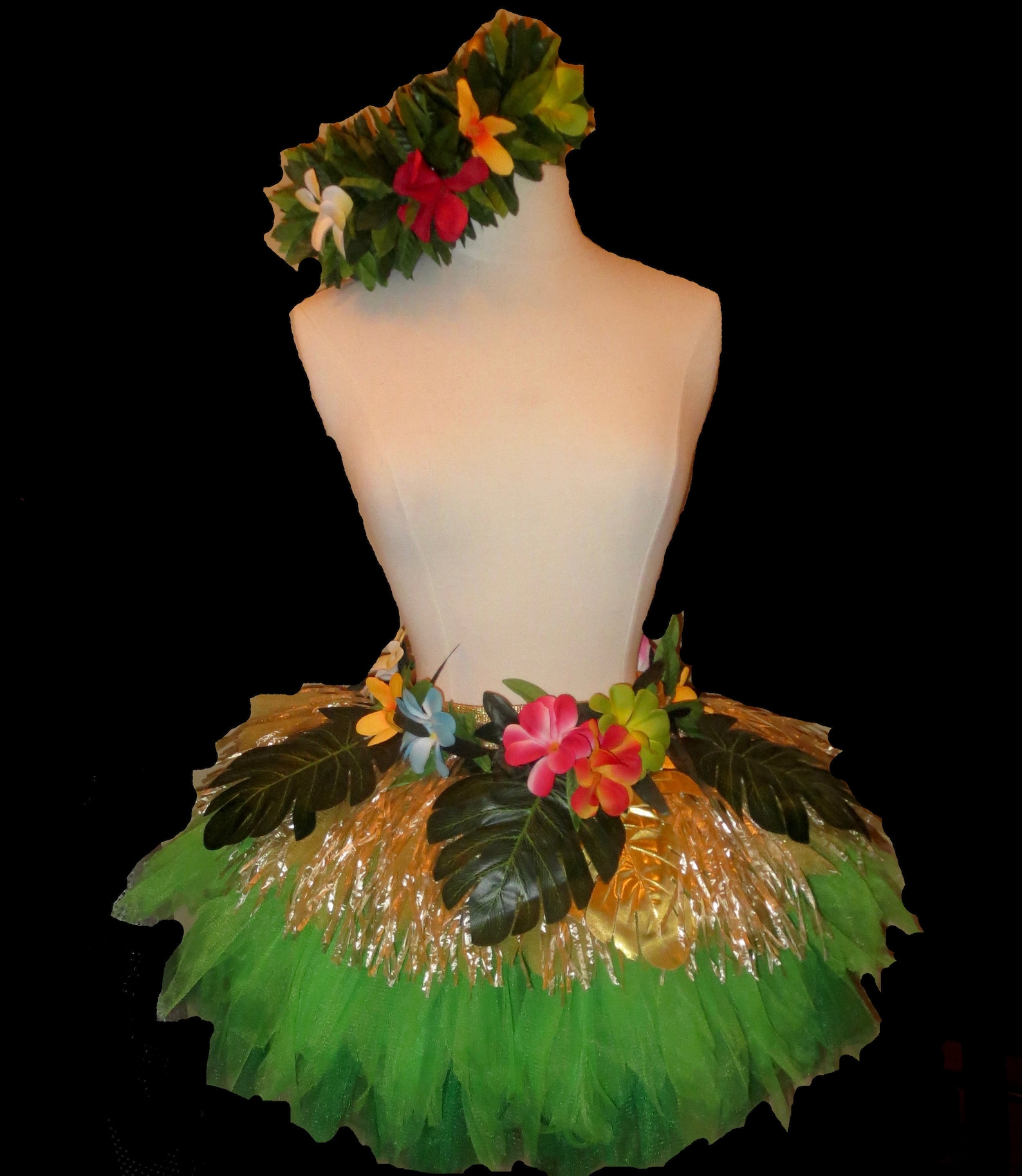 Hawaiian HULA Tutu . up to Adult Plus Size . Hula Skirt . - Etsy