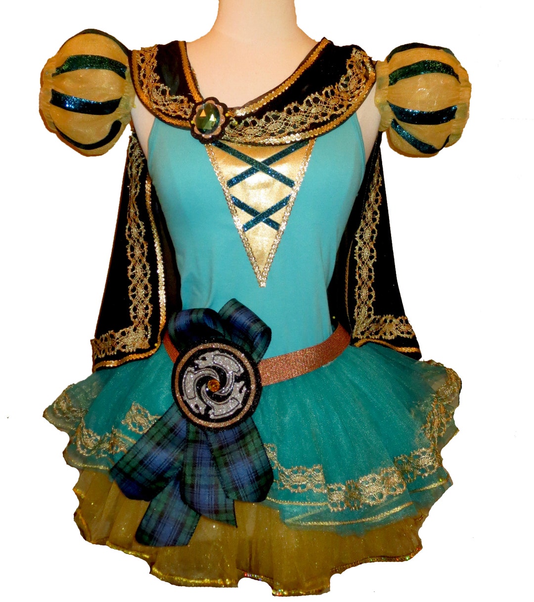 Scottish Princess Tutu . up to Adult Plus Size . Brave Running Tutu ...