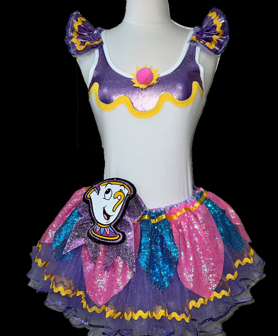 TEA POTTS Costume . up to Adult Plus Size . Running Costume . SHORT ...