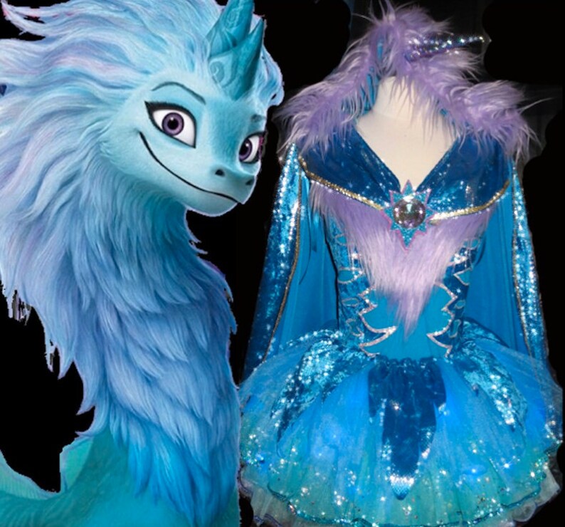 Blue Dragon Costume . up to Adult Plus Size . Running Skirt . - Etsy