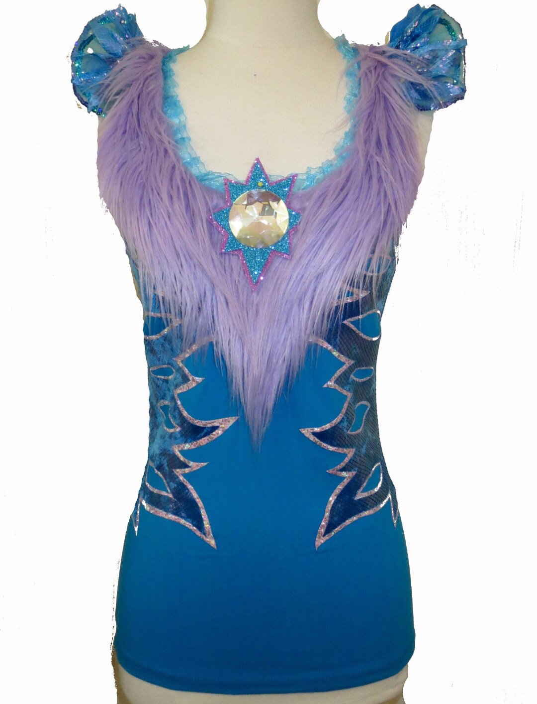 Blue Dragon Top . up to Adults Plus Size . Dragon Costume . Running ...