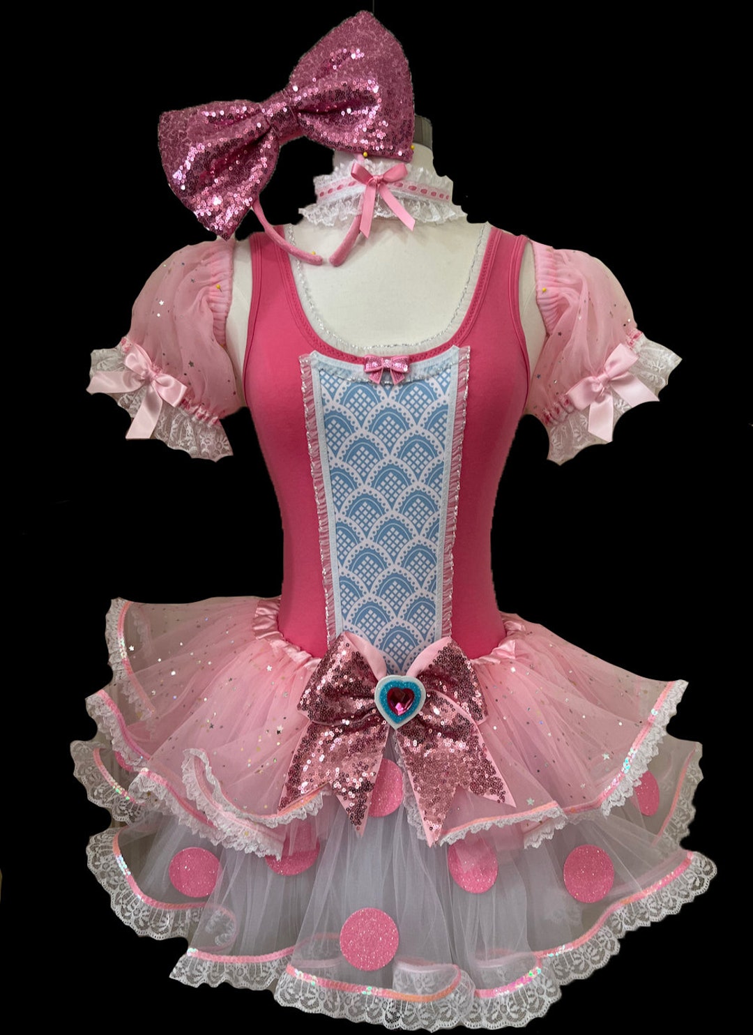 Little Bo Peep Tutu . Little up to Adult Plus Size . Running Tutu . Bow ...