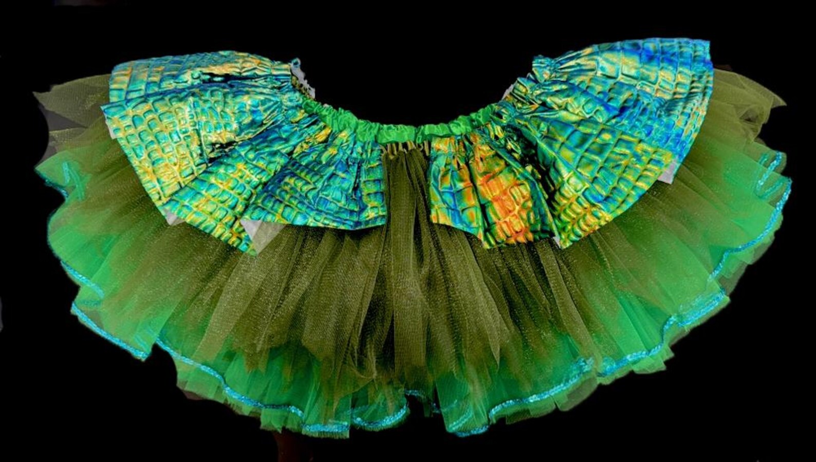 Clock Croc Costume . Tutu . Tail . Pin . Running Costume . Short Length ...