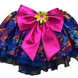 Paint Splatter . Isabela . Running Costume . Tutu . up to Adult Plus ...