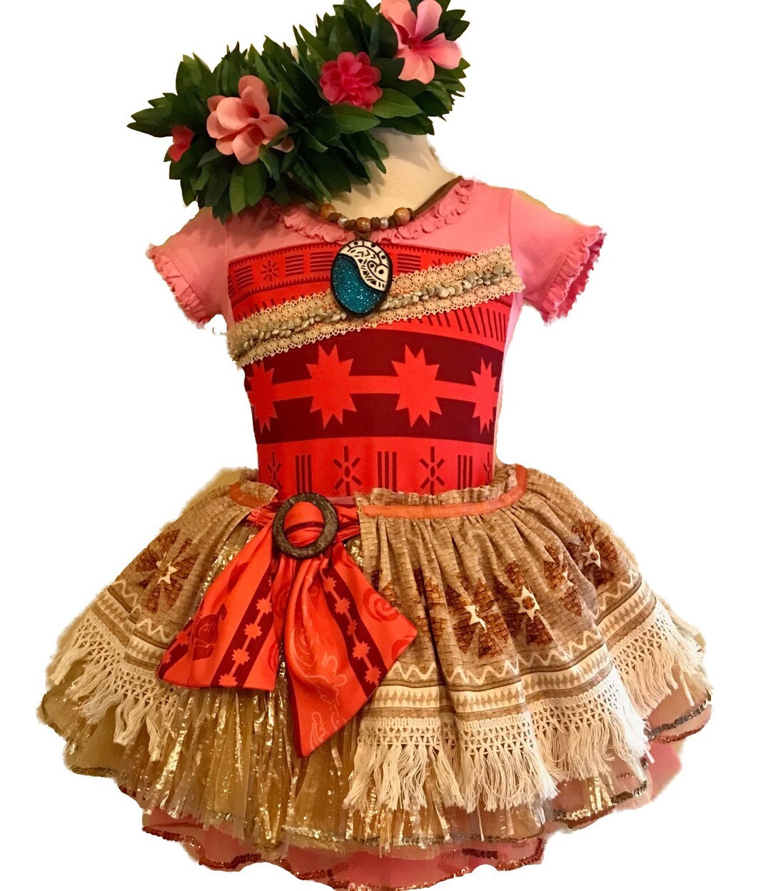 Island Tutu . up to Adult Plus Size . Running Tutu . Hawaiin Skirt . 6 ...