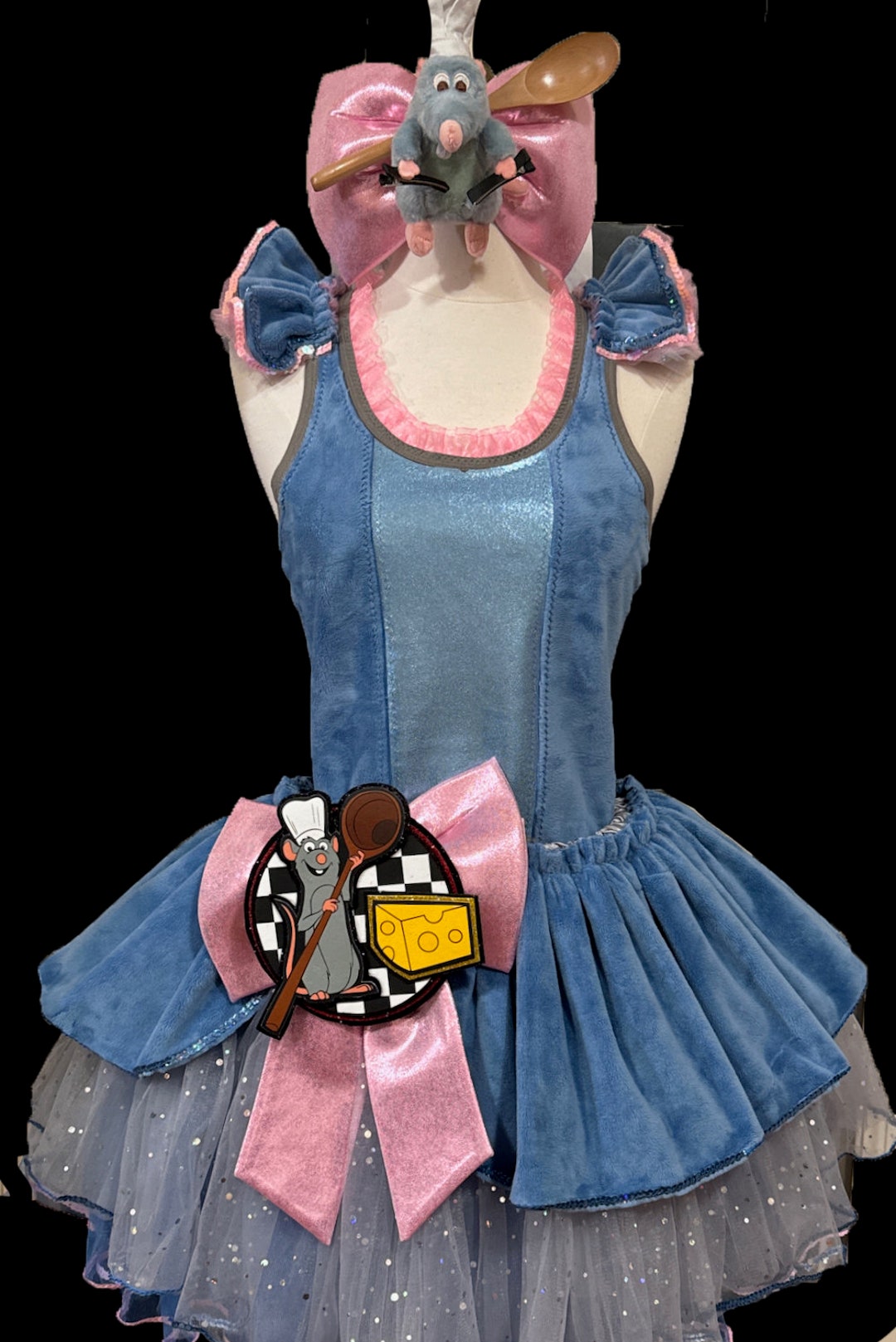 Mouse Chef Costume . up to Adult Plus Size . Running Tutu . 7 Layers ...