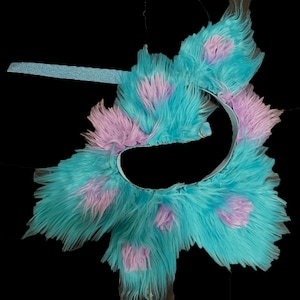 Blue Monster Costume . up to Adult Plus Size . Running Skirt . Belt ...