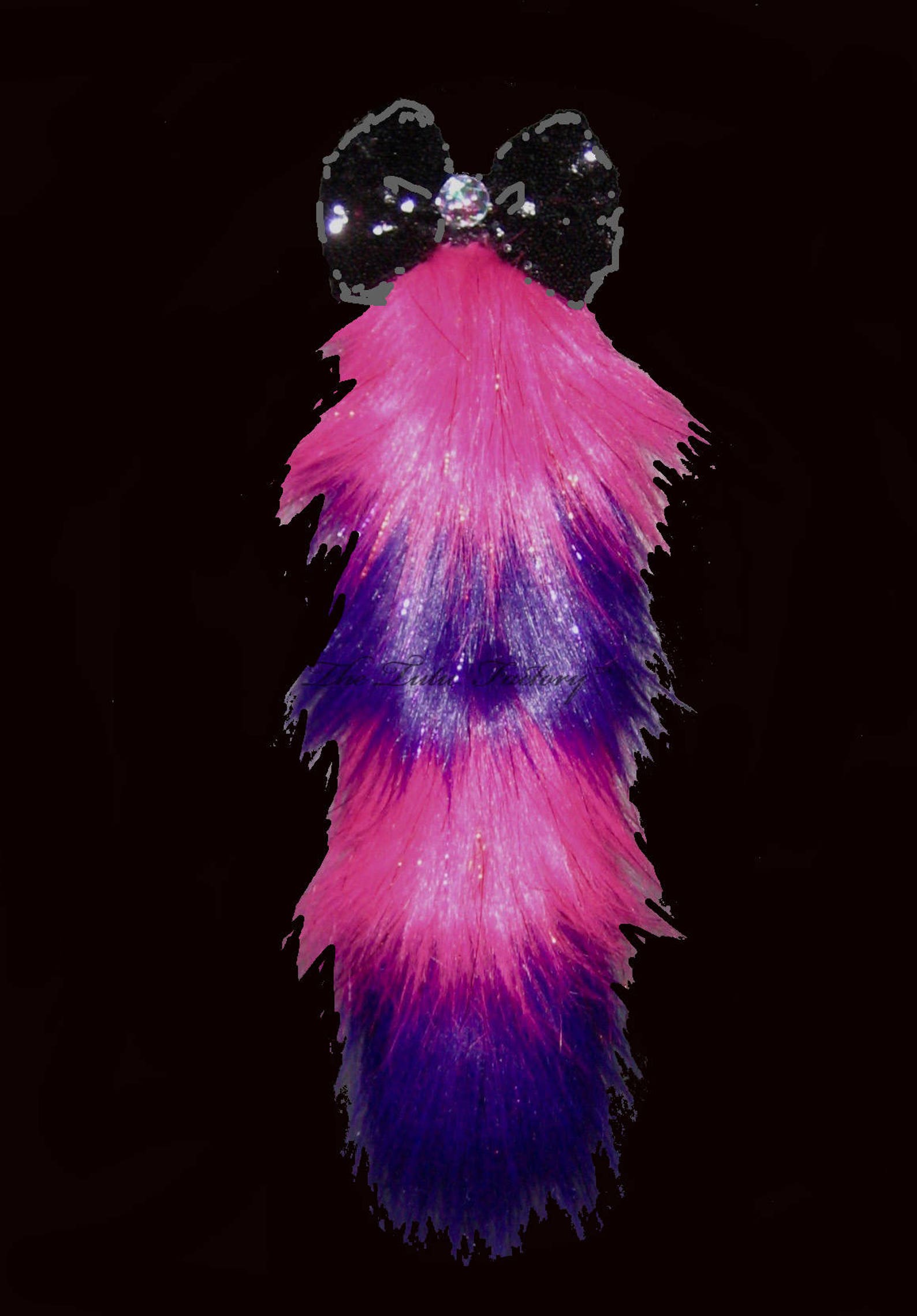 PURPLE and PINK CAT Tail . up to Adult Plus Size . Pink Kitty - Etsy