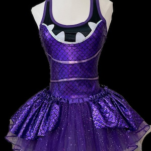Purple Boo Monster Costume . up to Adult Plus Size . Running Skirt ...
