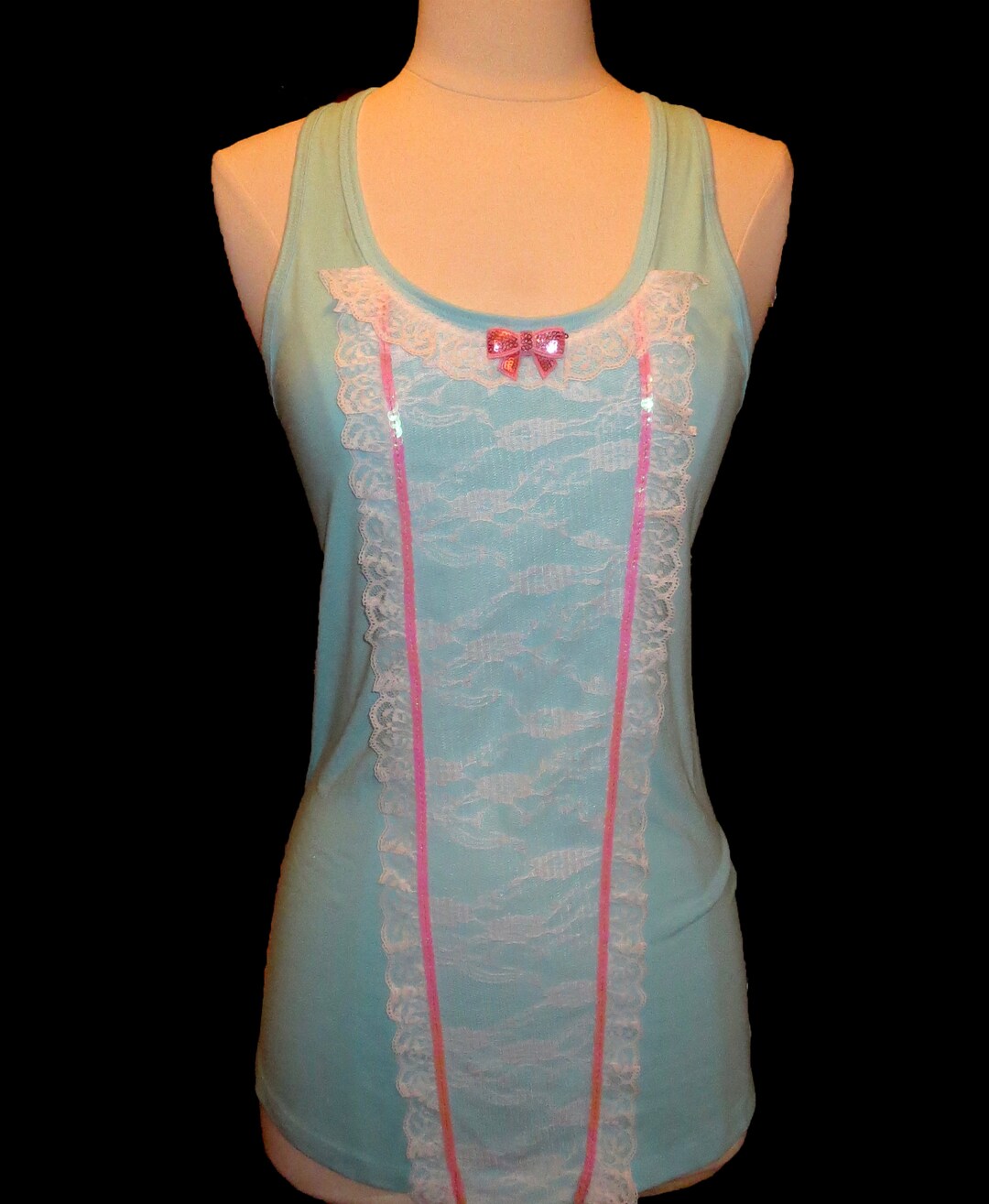 Bo Peep Top . Blue Top . Faux Smocked Front . Big up to Adult Plus Size ...