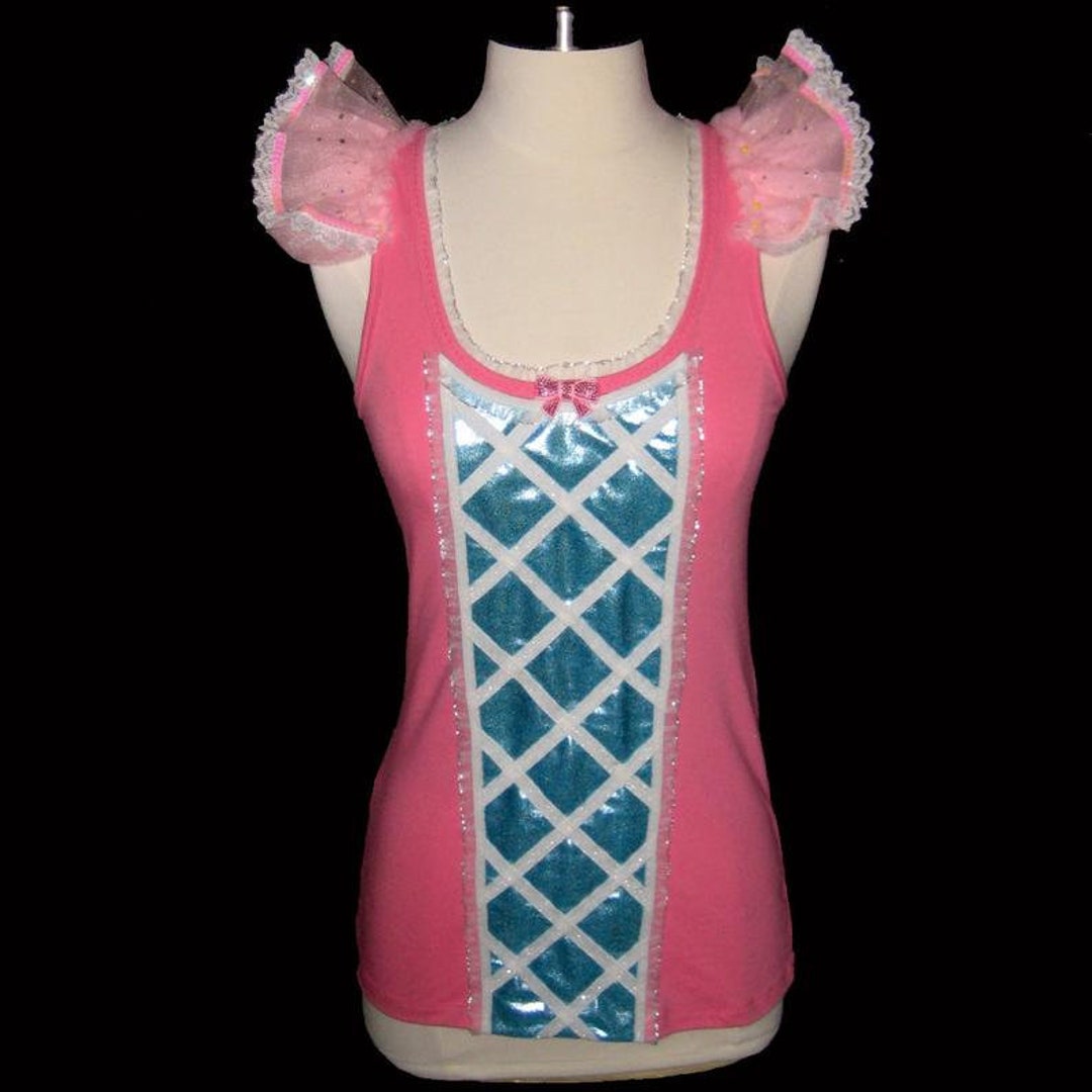 Bo Peep Top . Pink Top . Faux Smocked Front . up to Adult Plus Size ...