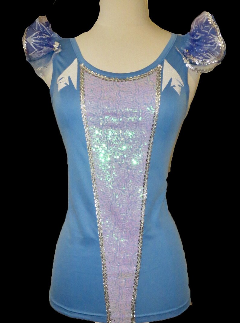 Ice Queen Tank Top . Blue Running Shirt . up to Adult Size . - Etsy