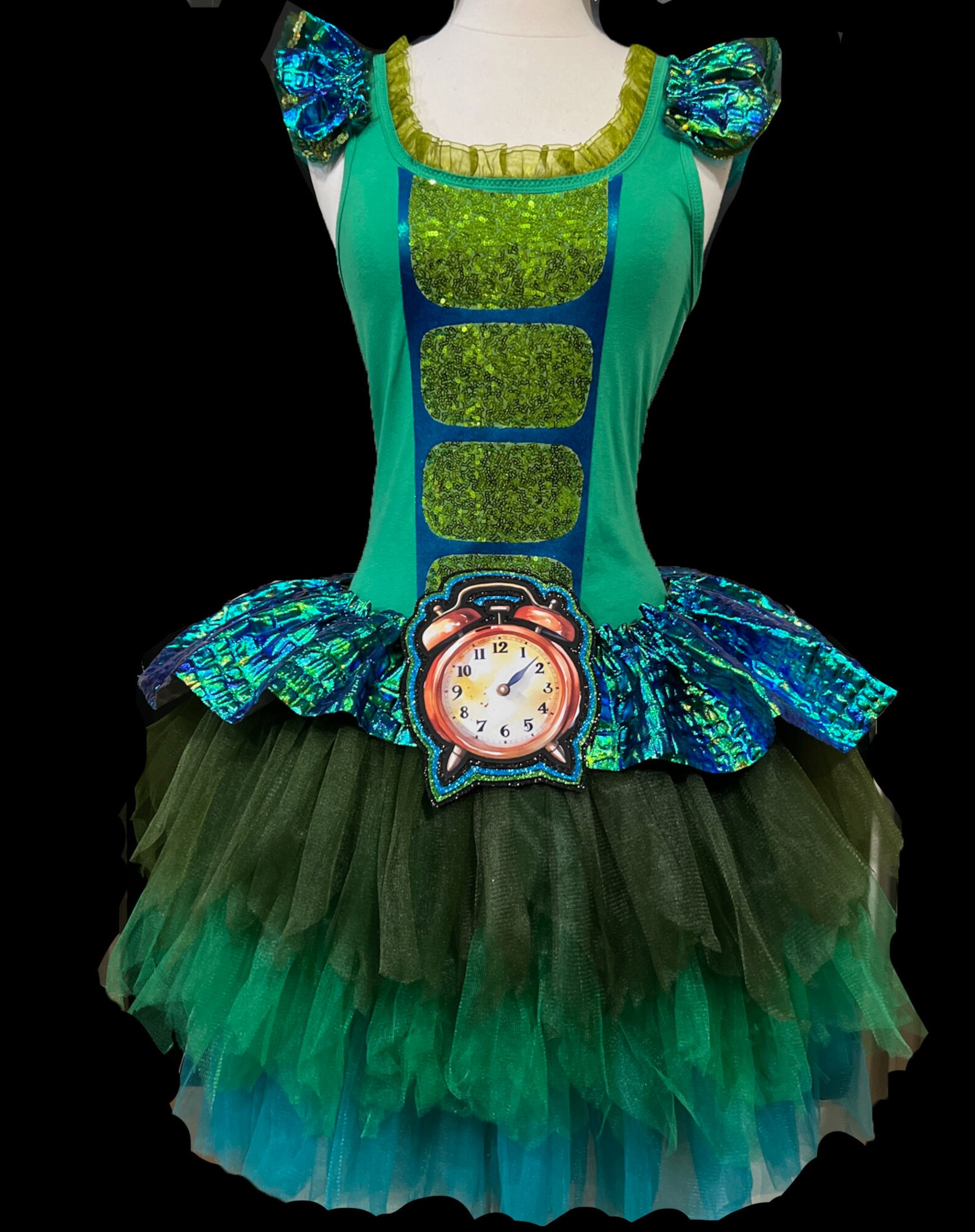 Clock Croc Costume . Tutu . Tail . Pin . Running Costume . Short Length ...