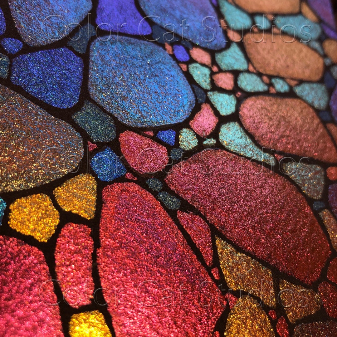 Color Shifting Pathways Series Painting - Etsy