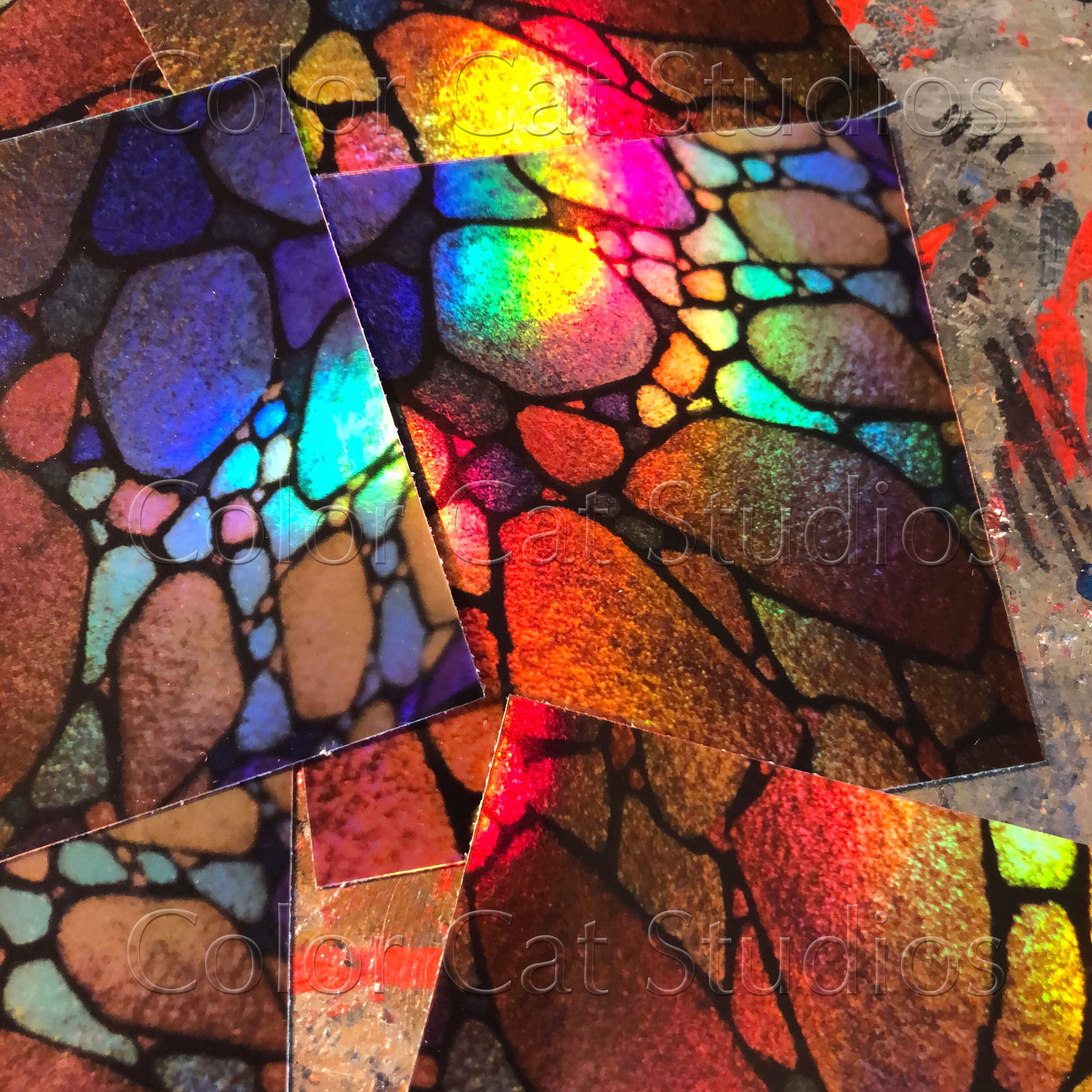 Holographic Pathways Sticker | Etsy