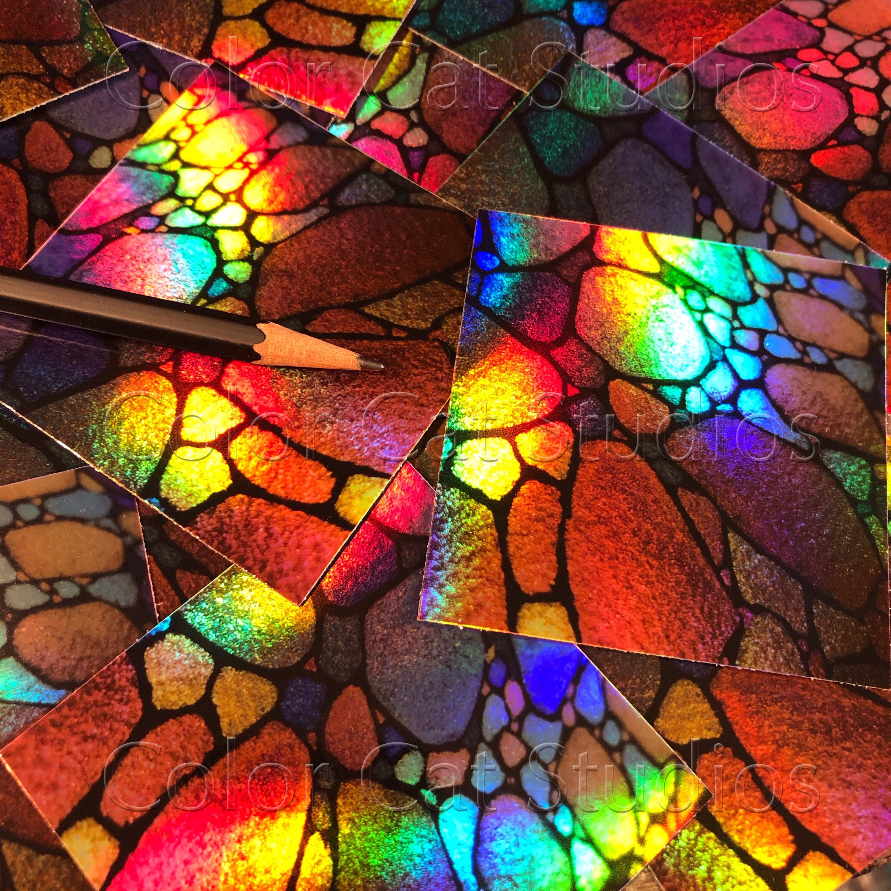 Holographic Pathways Sticker - Etsy