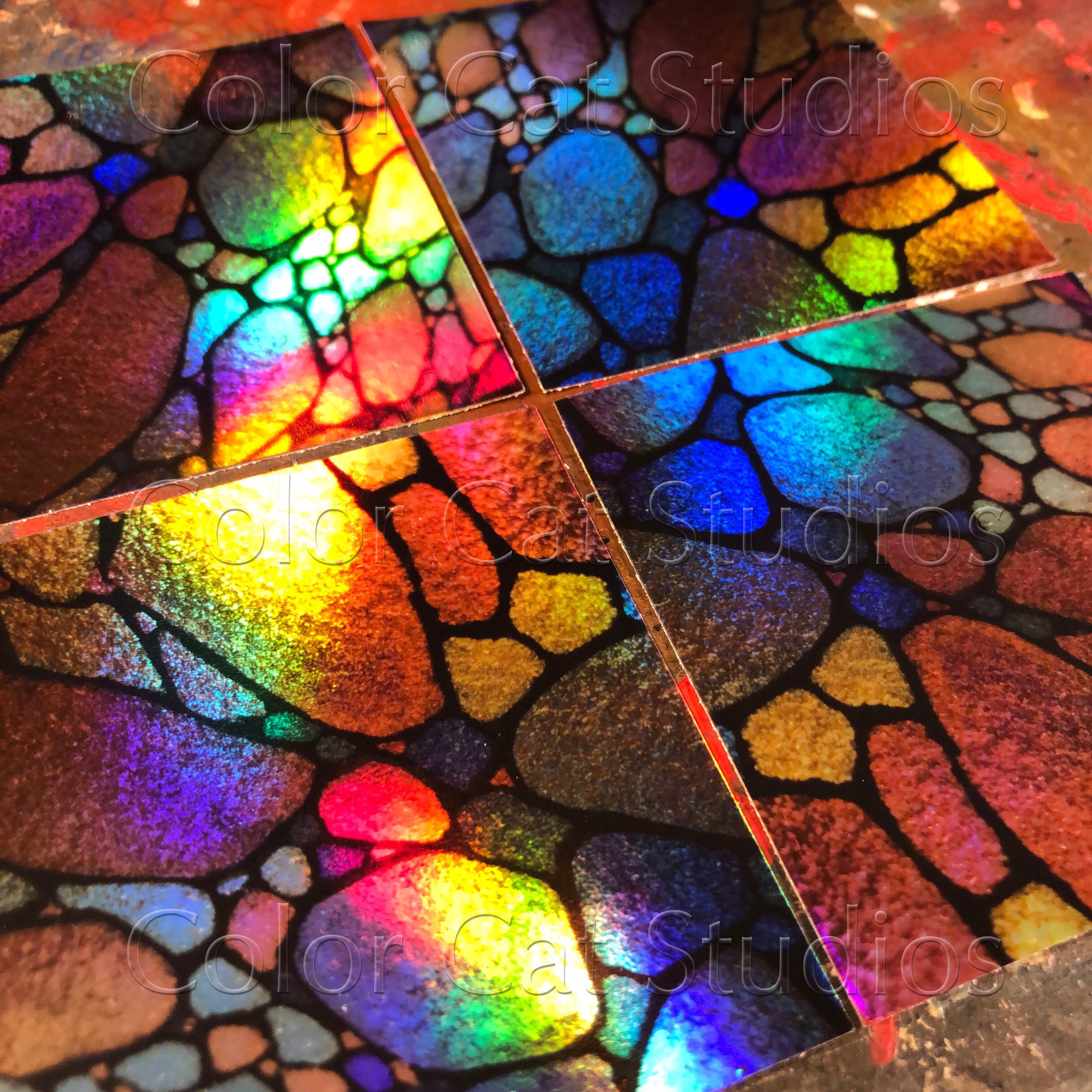 Holographic Pathways Sticker | Etsy