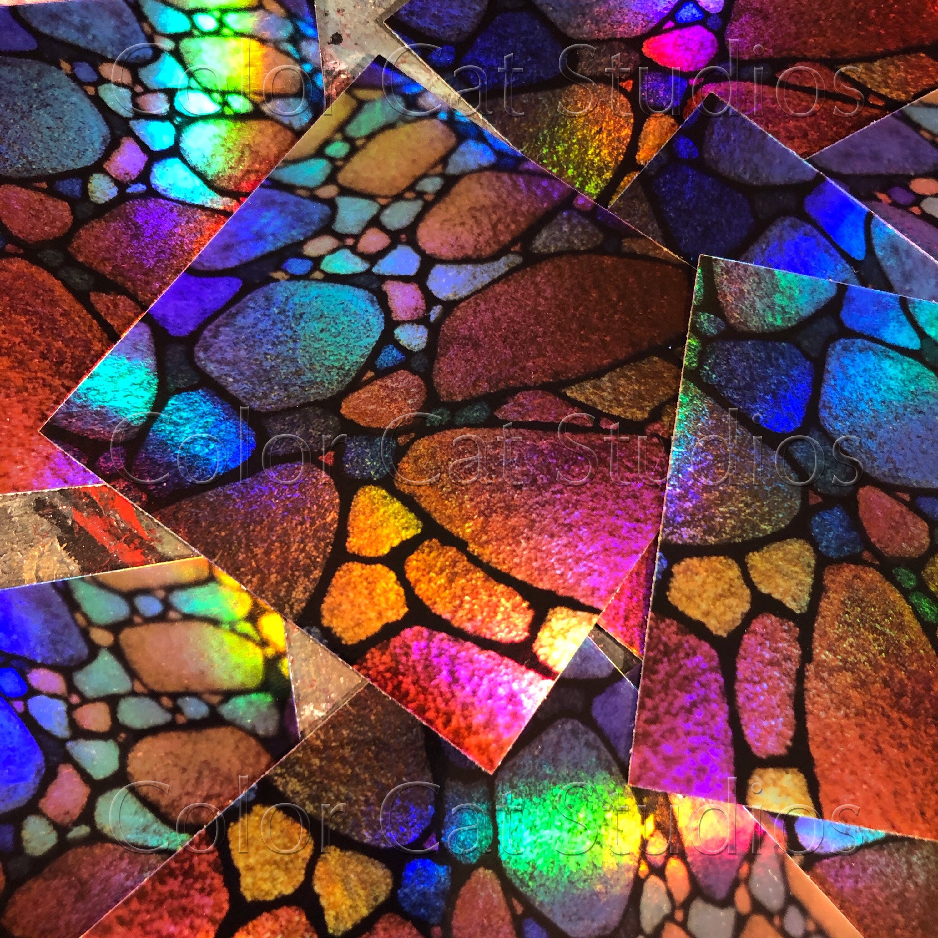 Holographic Pathways Sticker - Etsy