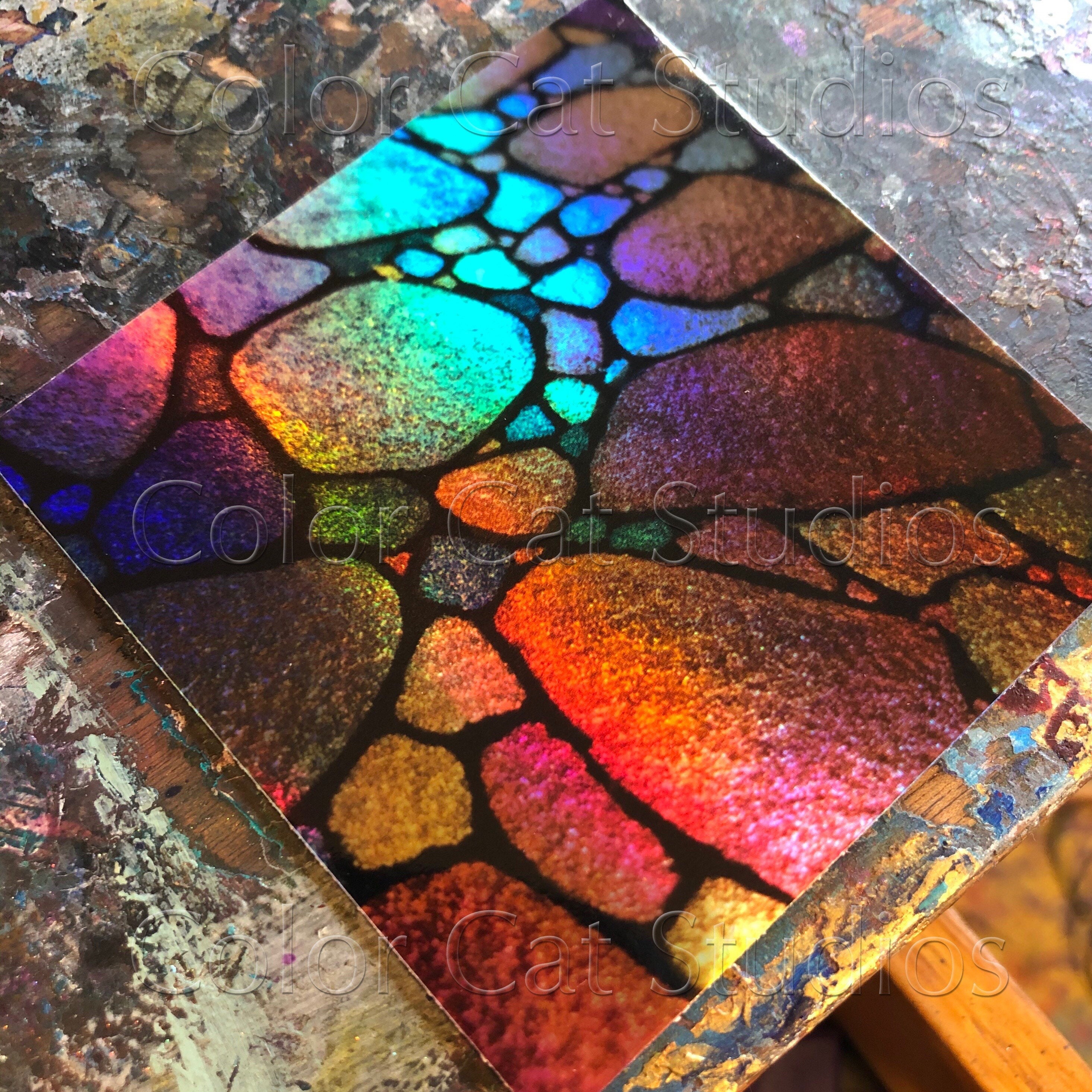 Holographic Pathways Sticker | Etsy