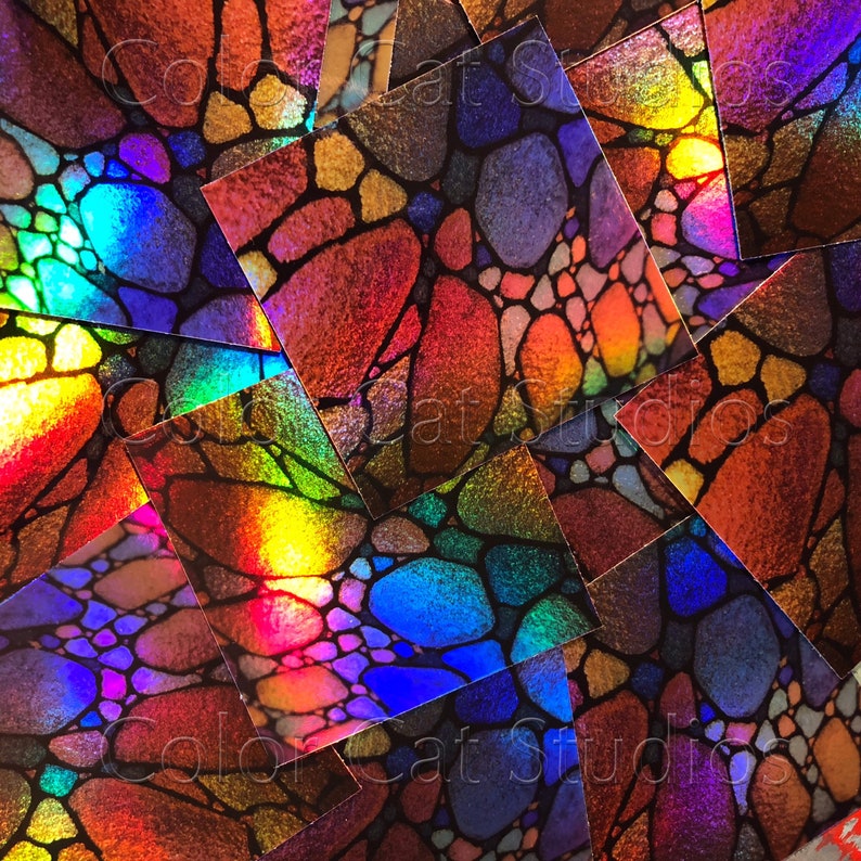 Holographic Pathways Sticker - Etsy