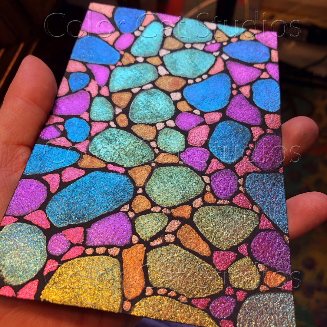 Color Shifting Pathways Series Painting - Etsy