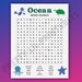 Ocean Under the Sea Word Search Instant Download Printable Activity - Etsy